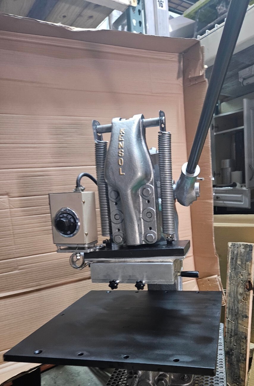 Hot Stamping Machine Kensol 36 2.5 TON 6" X 8" Estampadora Manual | eBay