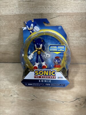 Sonic The Hedgehog SONIC Articulated With 1-Up Item Box by Jakks ...