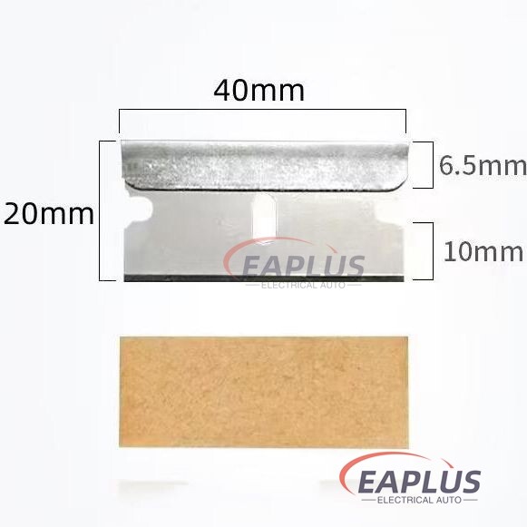 100 PCS Razor Blades Single Edge Extra Sharp Heat Treated Safety Knife ...