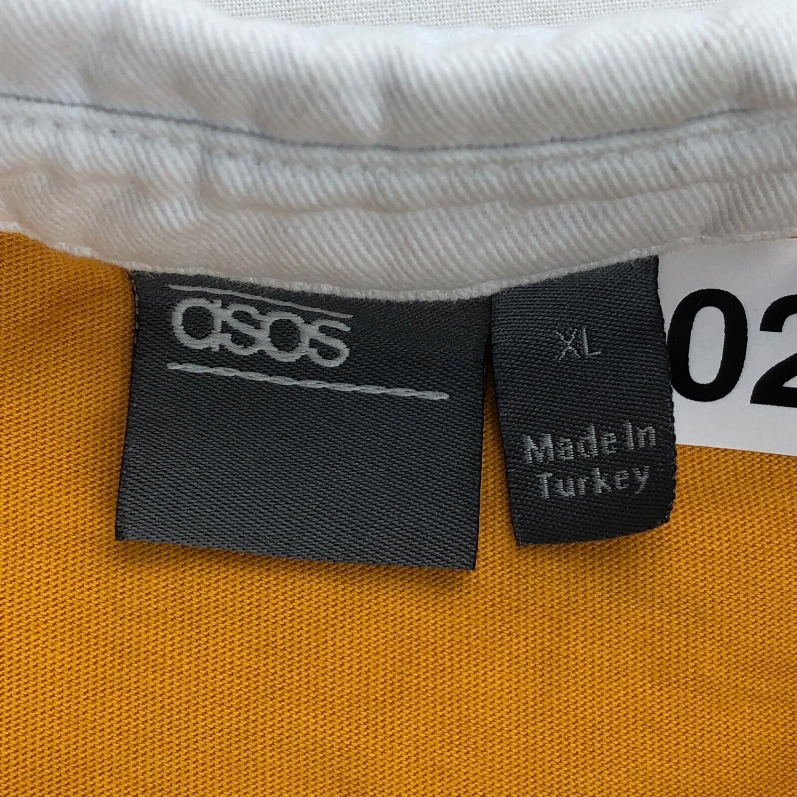 ASOS Rugby Shirt Men's XL Short Sleeve Cotton Yellow/White | eBay