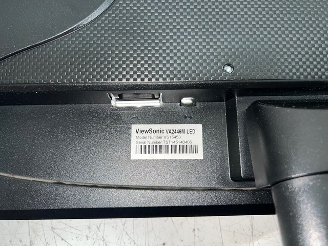 ViewSonic VA2446M-LED 24 Inch Full HD 1080p LED Monitor - Black for ...