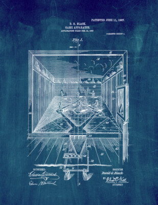 Game Apparatus Patent Print Midnight | eBay