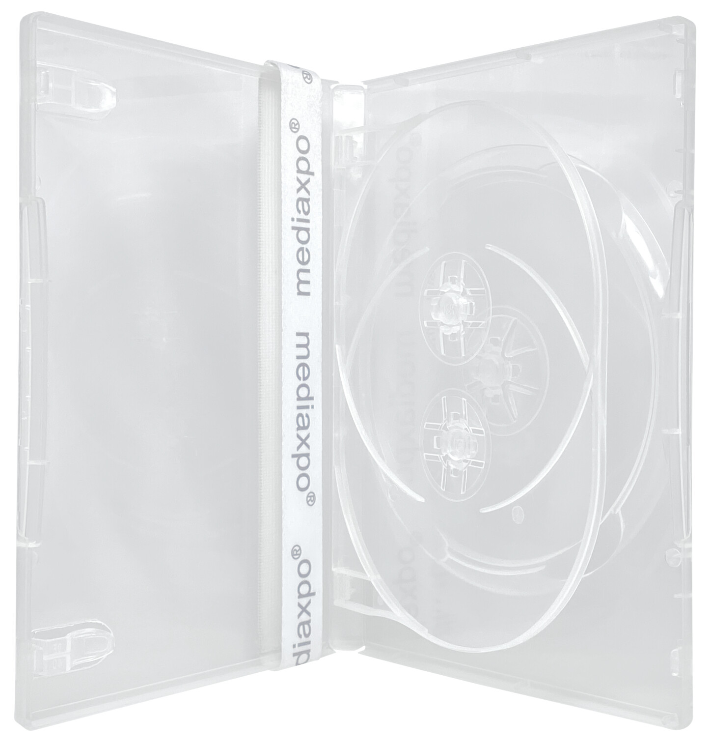 STANDARD Clear Triple 3 Disc DVD Cases Lot | eBay