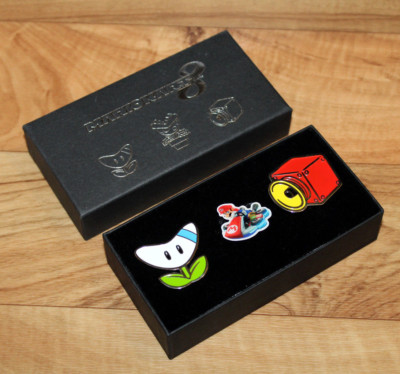 2014 Nintendo Mario Kart 8 Rare Club Nintendo Pin / Badge Set Wii U ...