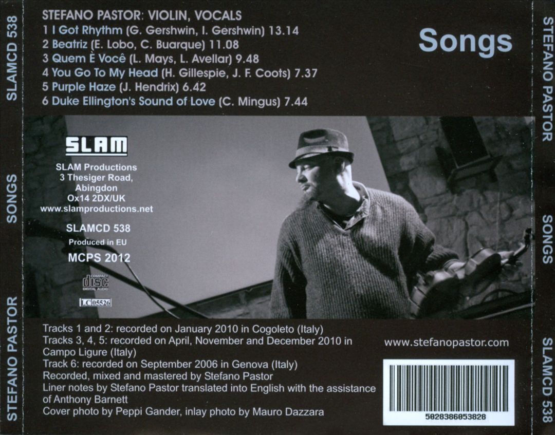 STEFANO PASTOR SONGS NEW CD 5028386053828| eBay