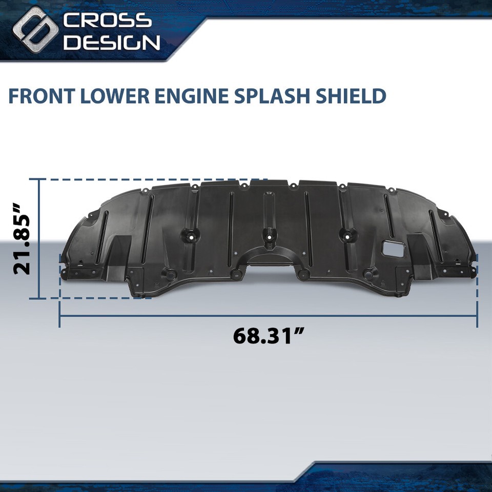Front Engine Splash Shield Fit For 2020-2023 Toyota Highlander ...