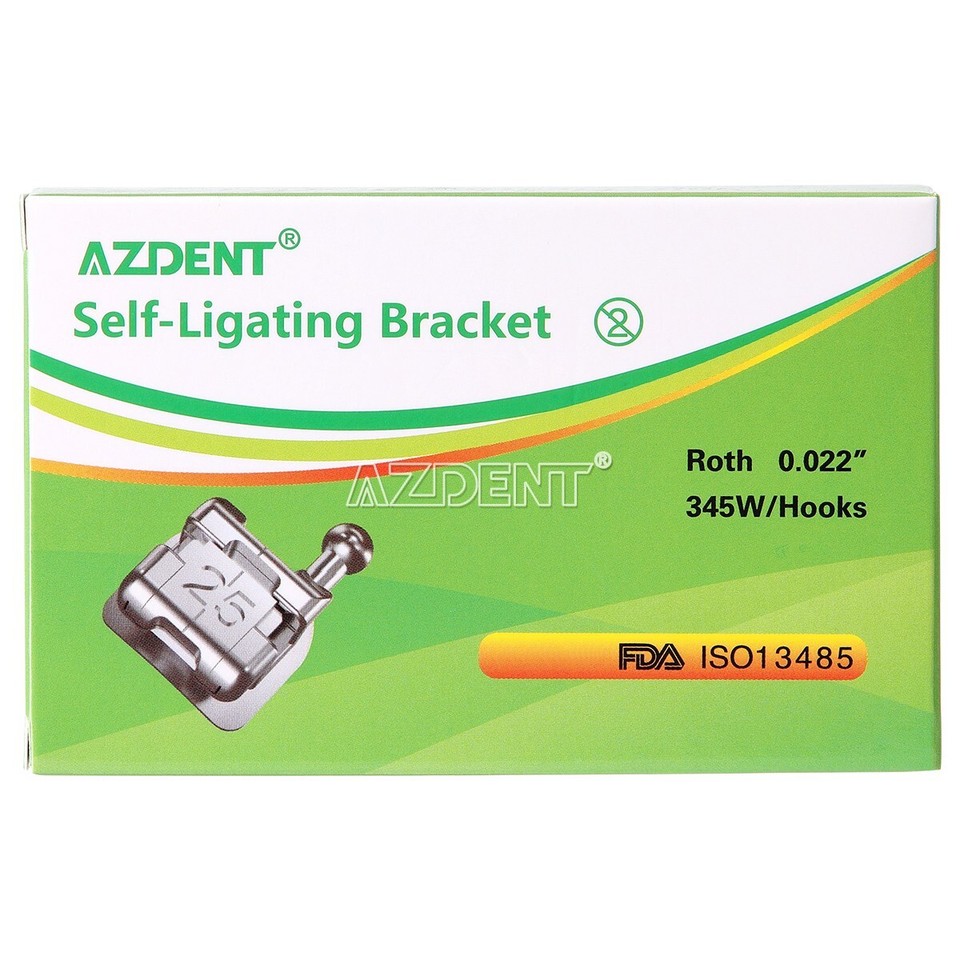 Dental Orthodontic Brackets Braces Mini Roth 022 /Light Cure Composite ...
