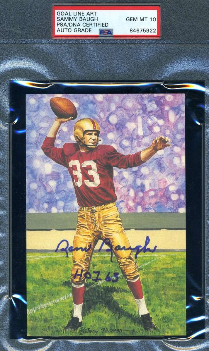 Sammy Baugh Memorabilia