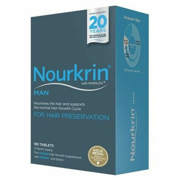 Nourkrin Man with Marilex for Hair Preservation - 180 Tablets for sale ...