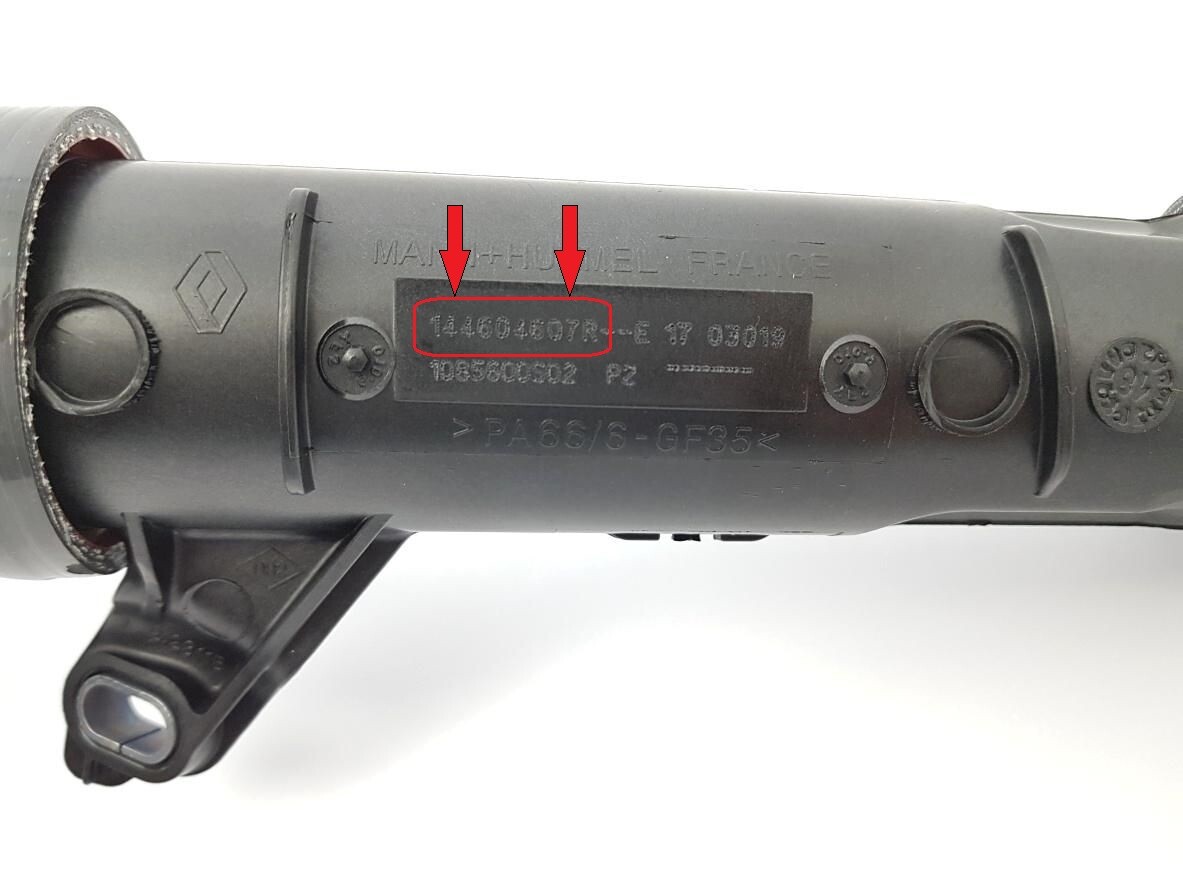 TURBOSCHLAUCH ROHR LADELUFTSCHLAUCH RENAULT MAGANE III SCENIC 1.5 dCi ...