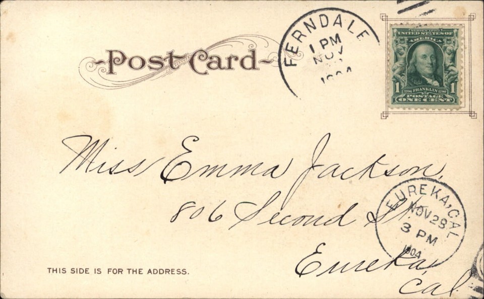 Redlands California Smiley Heights aerial agriculture orchards UDB 1904 ...