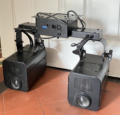 Pair of DJ Disco DMX Compatible Stage /Disco Lighting Units - see ...