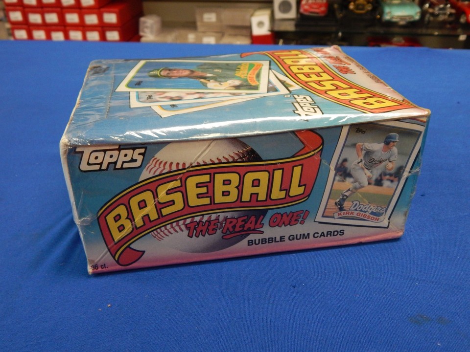 1989 Topps Baseball Wax Box ~ Sealed Box ~ 36 Packs | eBay