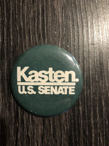 Republican Senator From Wisconsin Robert Bob Kasten Campaign Button Pin ...