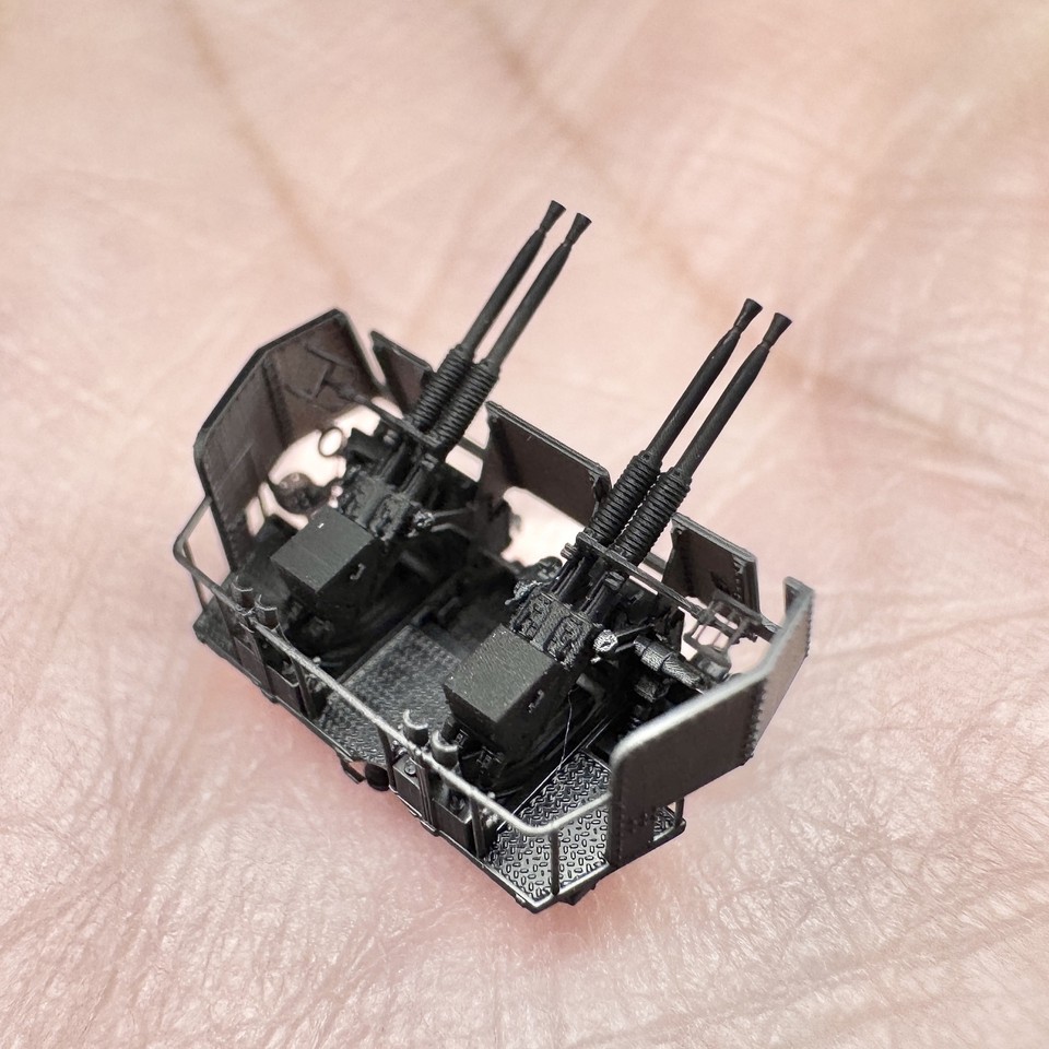 HEAVY HOBBY 1/350 USN BOFORS 40MM QUADRUPLE MOUNT GUNS(WITH SHIELD）3D ...