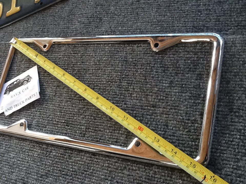 NEW PAIR OF 29 TO 39 VINTAGE STYLE CALIFORNIA LICENSE PLATE FRAMES ! | eBay