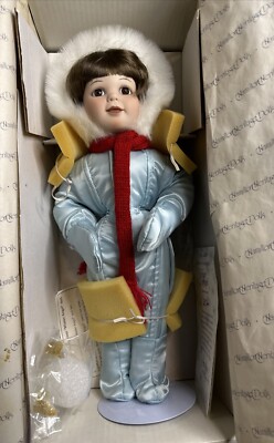 1991 Winter Angel Doll Pemberton & Oaks Donald Zolan Porcelain Hand ...