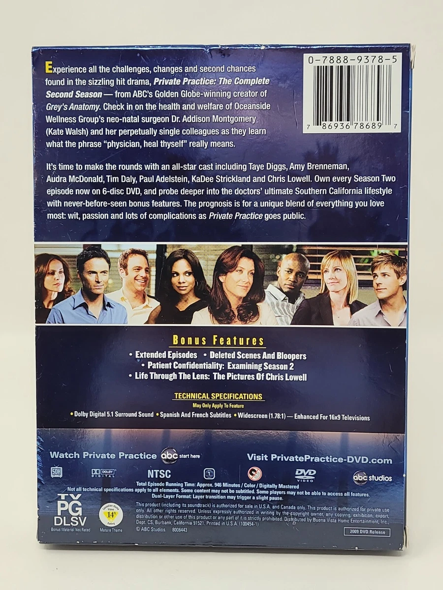 Private Practice Season 6 Dvd Cover