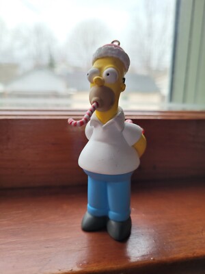 Simpsons Homer With Candy Canes 2003 Ornament. | eBay
