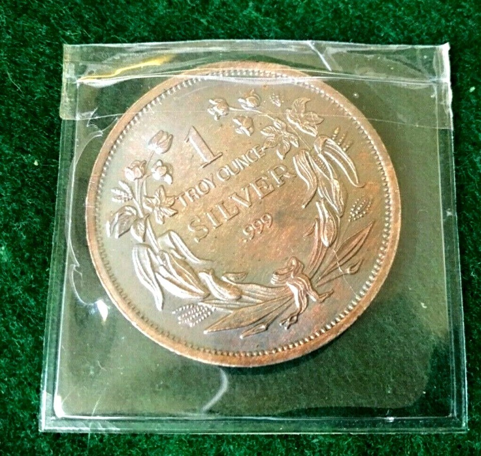 1 Oz .999 Silver Round with Seated Liberty -TD2 | eBay