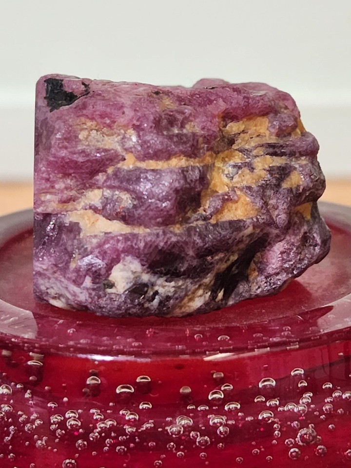 Red Ruby Specimen, Natural Very Large Rare Ruby/Sapphire. Raw Corundum ...