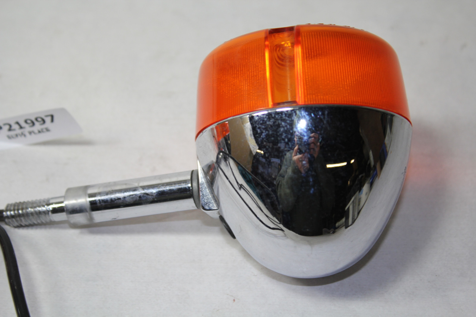 Harley FXR rear turn signals + chrome mounts '87 FXRS-SP FXLR FXRT ...