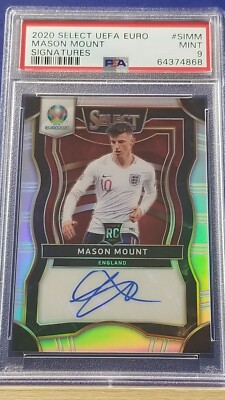 Mason Mount - 2020 Select UEFA Euro Signatures Autograph RC PSA 9 | eBay
