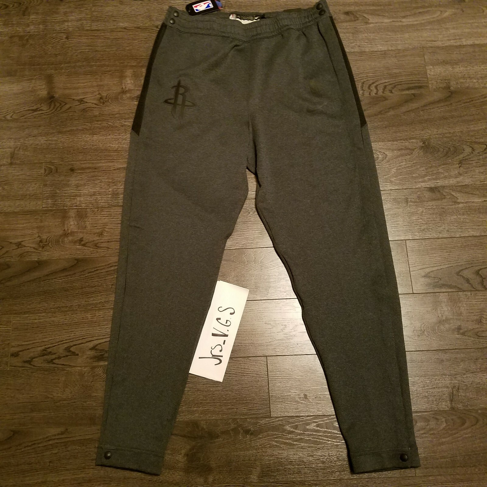 HOUSTON ROCKETS NIKE NBA Showtime Tear Away Sweat Pants Basketball Grey ...