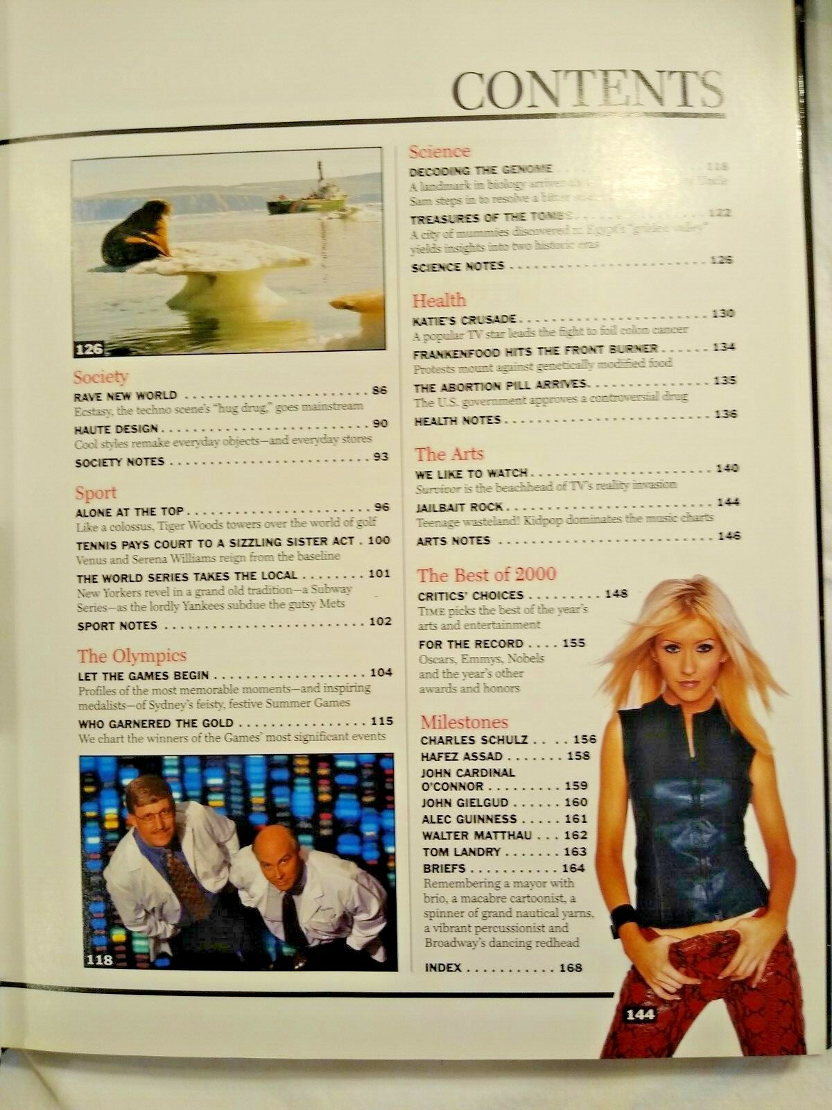 Time Annual 2001 (2001, Hardcover) DJ Society Sports Olympics Nation ...