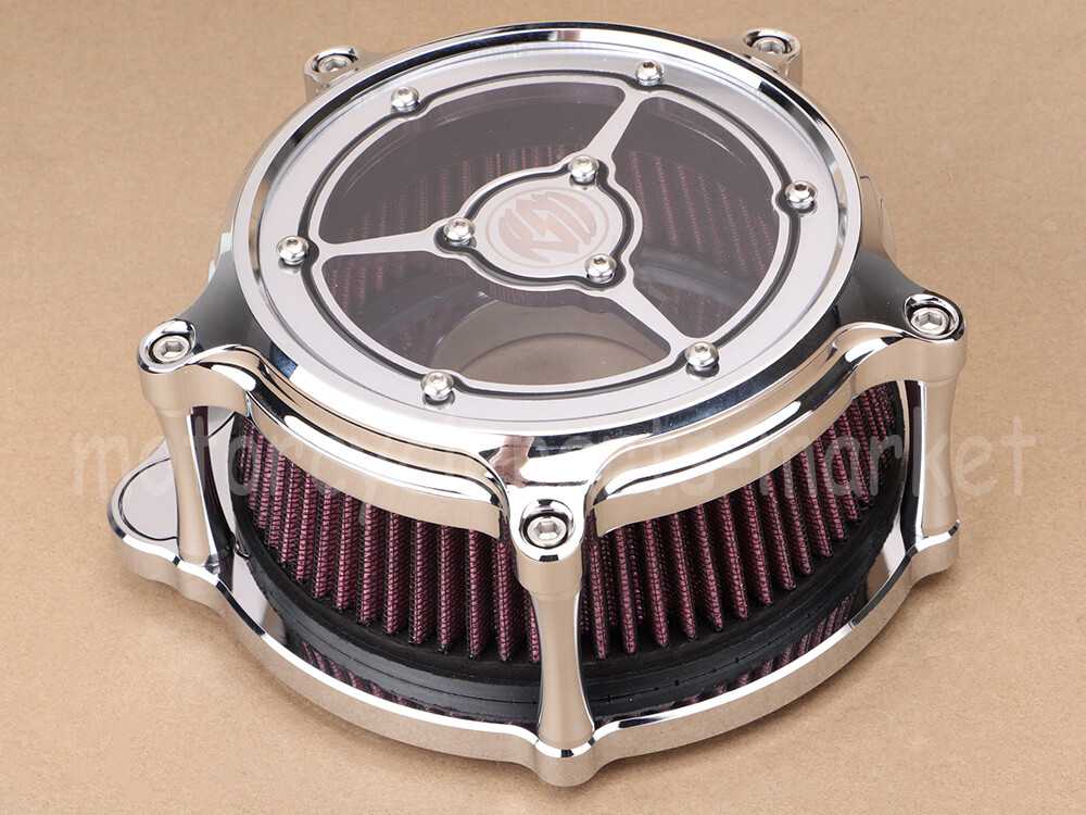 RSD Air Cleaner Red Intake Filter Kit For Harley Road King Electra ...