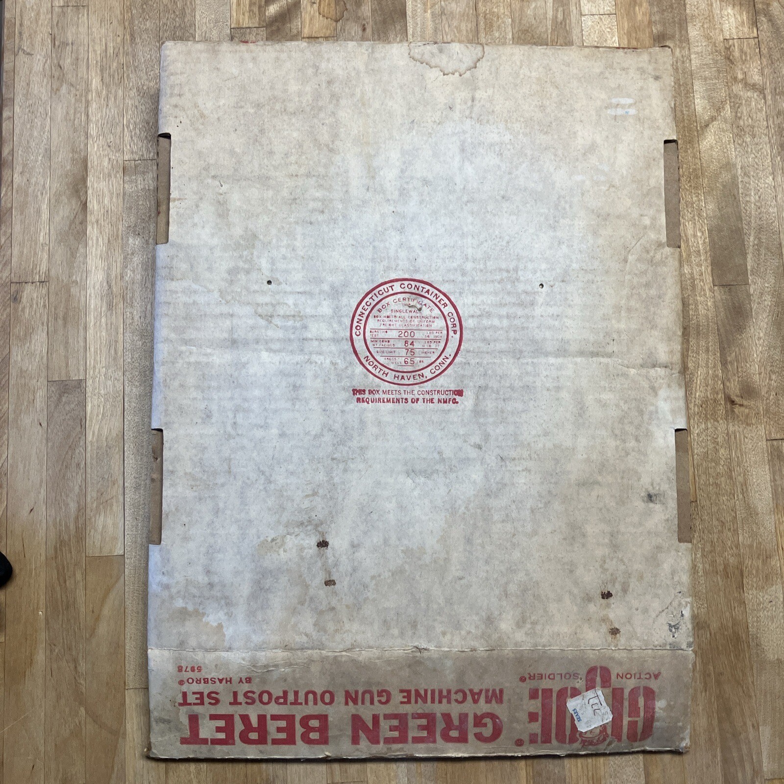 Original 1966 GI Joe 12" Green Beret Machine Gun Outpost 5978 w box ...