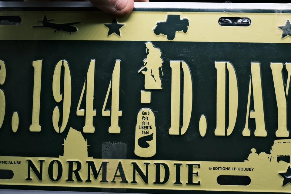 D-Day June 6 1944 WWII Full-Size License Plate Normandy Normandie | eBay
