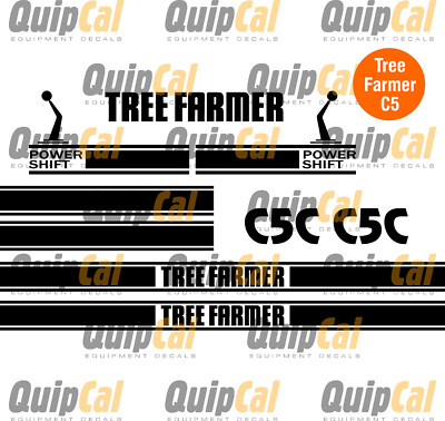 Tree Farmer Decal Sets C5C, C5D, C6C, C6D, and others | eBay