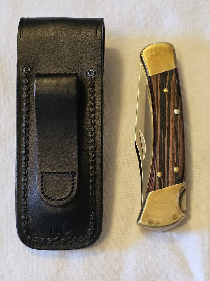 Very Nice Vintage Buck 110 USA Folding Lockback Pocket Hunter Knife ...
