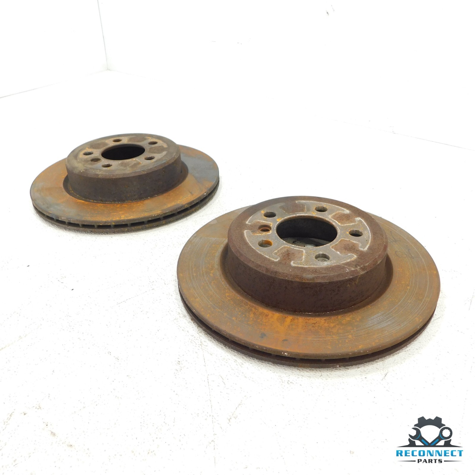 2011-2016 BMW 528i 535d 535i F10 Rear Left & Right Disc Brake Rotor Set ...