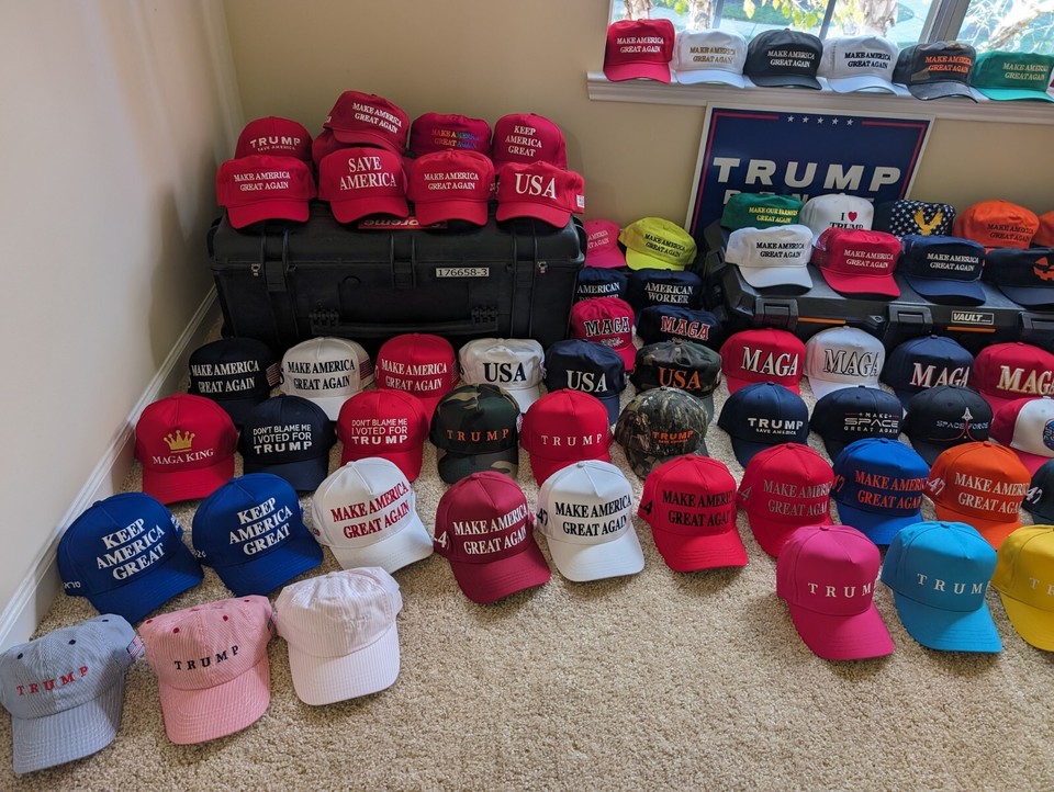 OFFICIAL MAGA TRUMP HAT SUPREME COLLECTION. ULTIMATE COMPLETE ...