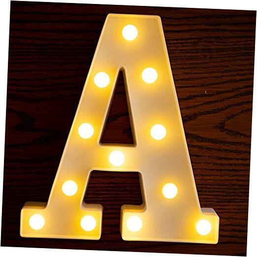 LED Letter Lights Sign Letters Light Up Letters Sign for Night Light ...