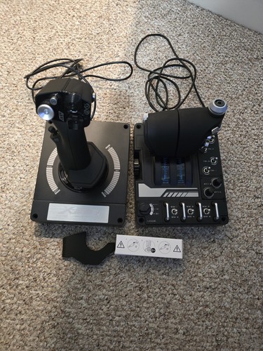 Logitech X56 Hotas J-U0002 Advanced Stick Control Flight System For PC ...