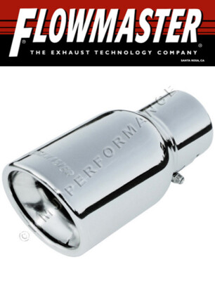 Flowmaster 15364 Polished Clamp-On Exhaust Tip 3.5" Rolled Edge Fits 2.25" Pipe | eBay
