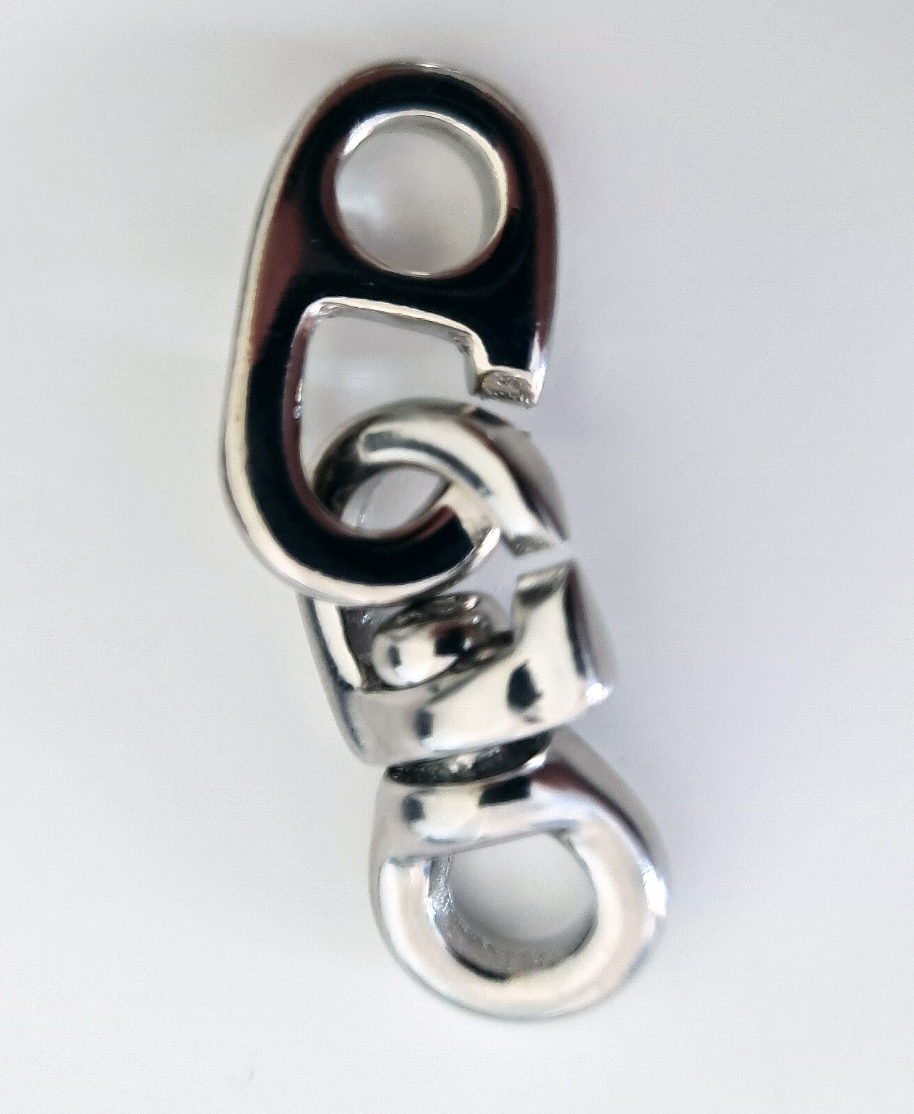 Inglefield clip small brass bronze quality swivel fixed eye flag IMPA ...