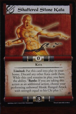 L5R Legend of the Five Rings CCG - "Shattered Stone Kata" #35 | eBay