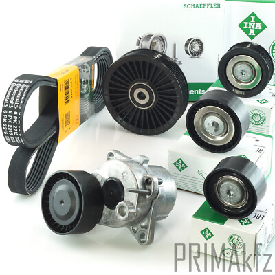 CONTI 6PK2215 Keilrippenriemen + INA Rollensatz für Mercedes CDI ohne ...