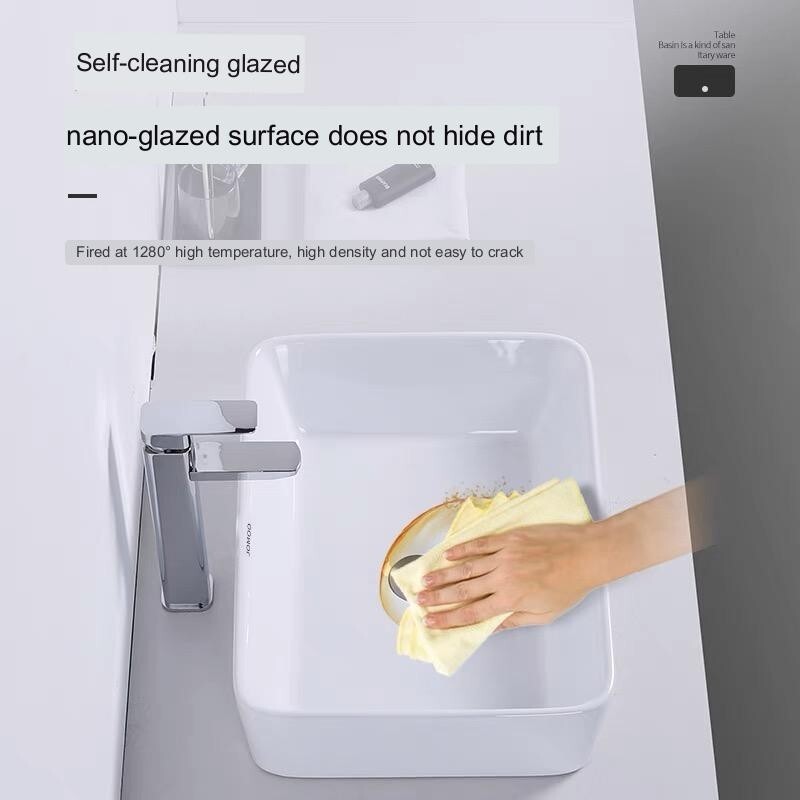 JOMOO Bathroom Basin Above Counter Vanity Sink Self-cleaning enamel ...