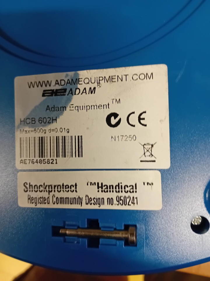 Adam Equipment HCB 602H 600g, 0.01g, Highland Portable Precision ...