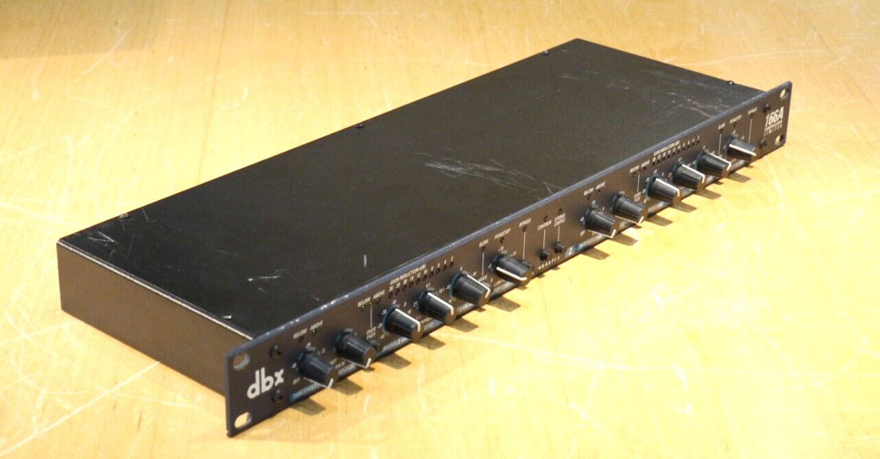 DBX 160A Mono Compressor Limiter Dynamic Signal Processor Rack Tested ...