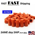 20x Orange P3 Wire Connector Twist-On Terminals Cap Spring 22-14 AWG | eBay