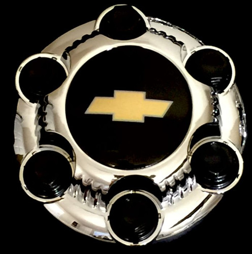 6 LUGS NEW CHEVY BLACK SILVERADO 1500 TAHOE AVALANCHE CENTER WHEEL CAP ...