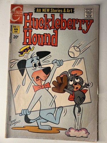Huckleberry Hound #7 (1971 Charlton) – Classic Hanna-Barbera, Ray Dirgo ...