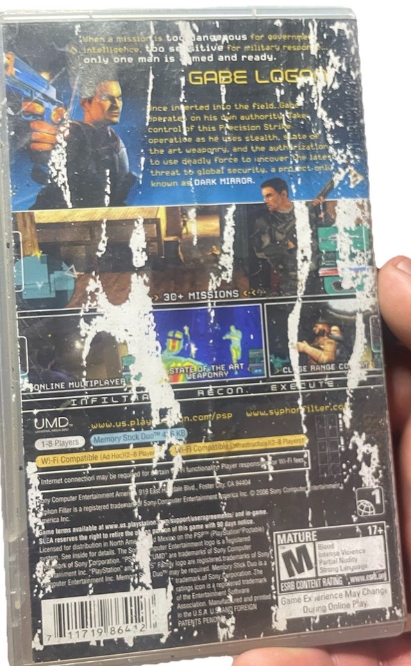 Syphon Filter: Dark Mirror - PlayStation Portable (Psp) 711719864127| eBay