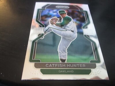 catfish hunter (oakland athletics -p) 2022 panini PRIZM CARD #147 mint ...